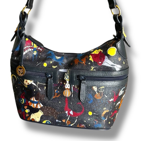 Piero Guidi | Bags | Vintage Piero Guidi Shoulder Bag Magic Circus Dark ...